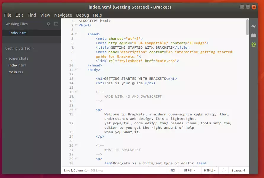 How To Install Brackets Text Editor On Ubuntu Linux Geek Rewind