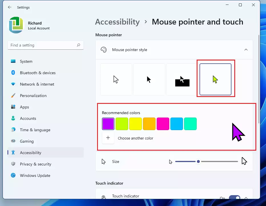 Change Mouse Pointer Size Color In Windows 11 Geek Rewind