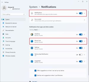 How to Configure Phone Link Notification Banners - Geek Rewind