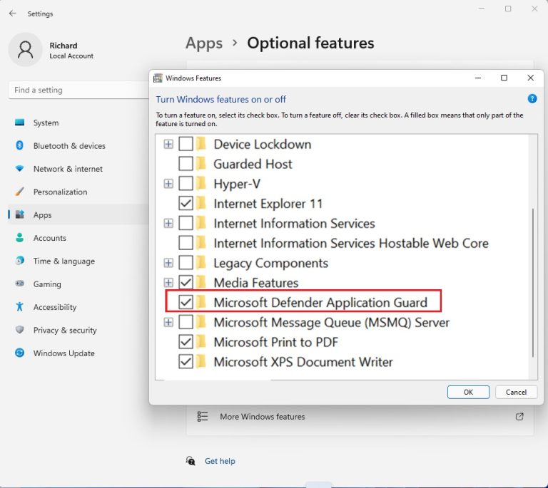 Enable Microsoft Defender Application Guard on Windows 11 - Geek Rewind