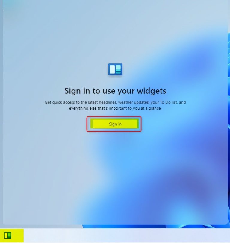 How to Sign In and Out of Windows 11 Widgets Board - Geek Rewind