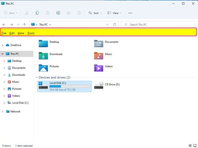 How to Show the Menu Bar in Windows 11 File Explorer - Geek Rewind