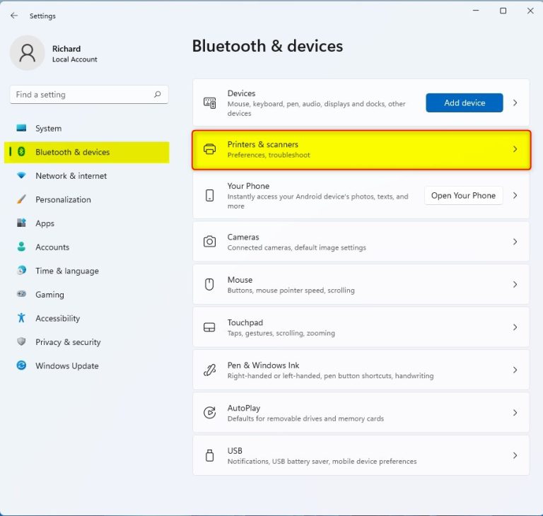Control Your Printer Default Settings on Windows 11 - Geek Rewind