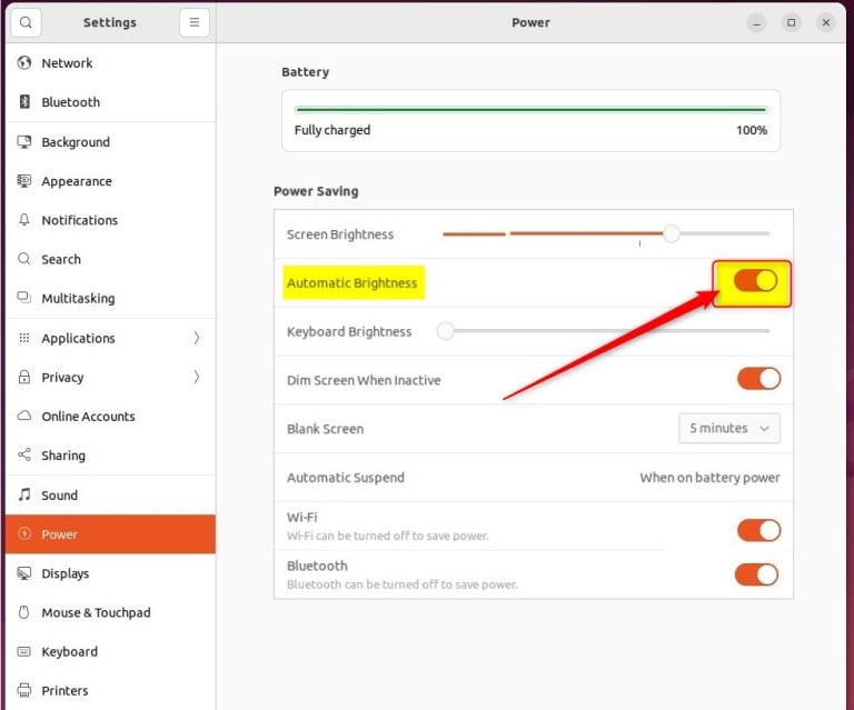 How to Enable Automatic Brightness in Ubuntu Linux - Geek Rewind