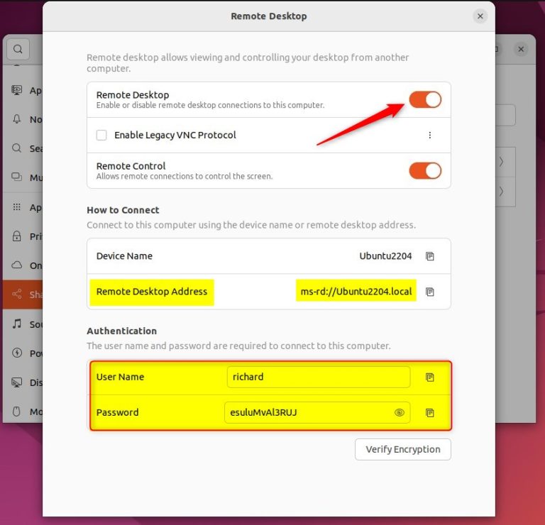 Enable Remote Desktop on Ubuntu Linux - Geek Rewind