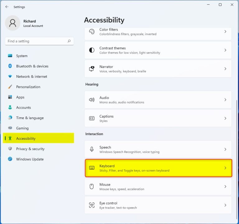 Enable or Disable Toggle Keys Tone in Windows 11 - Geek Rewind