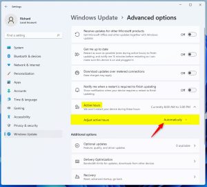 How to Set Active Hours for Windows Update in Windows 11 - Geek Rewind