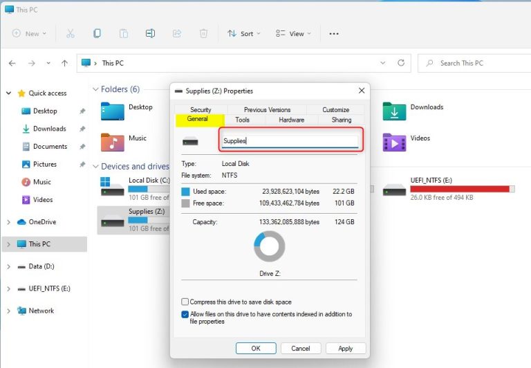 How to Rename Drive Labels in Windows 11 - Geek Rewind