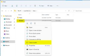 How to Copy File and Folder Paths in Windows 11 - Geek Rewind