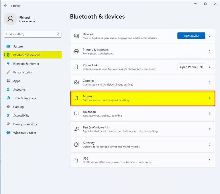 Enable Mouse Pointer Shadow in Windows 11 - Geek Rewind
