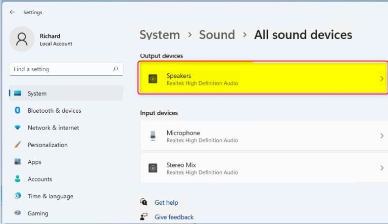 Enable or Disable Audio Enhancements in Windows 11 - Geek Rewind
