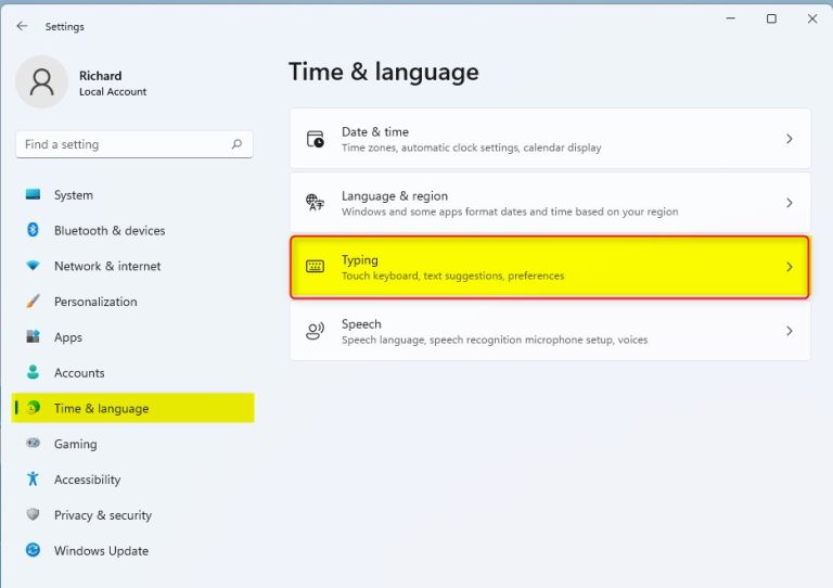 Enable/Disable Touch Keyboard in Windows 11 - Geek Rewind
