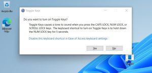 Enable or Disable Toggle Keys Tone in Windows 11 - Geek Rewind