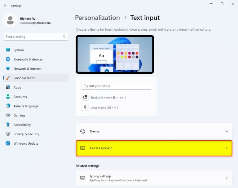 How to Open the Touch Keyboard in Windows 11 - Geek Rewind