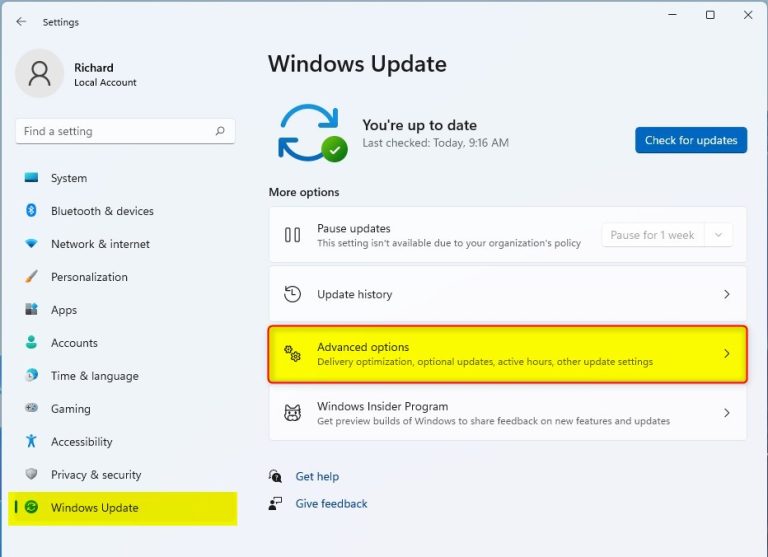 View Windows Update Policies in Windows 11 - Geek Rewind