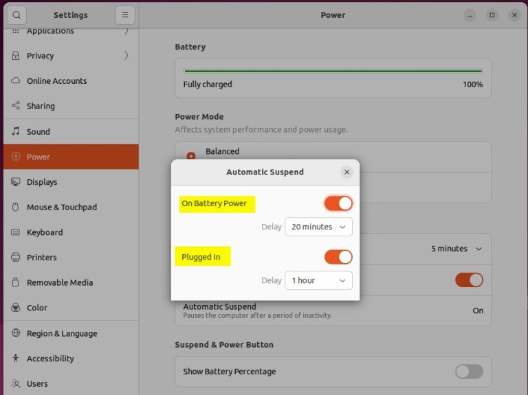 Enable Automatic Suspension in Ubuntu Linux Easily - Geek Rewind