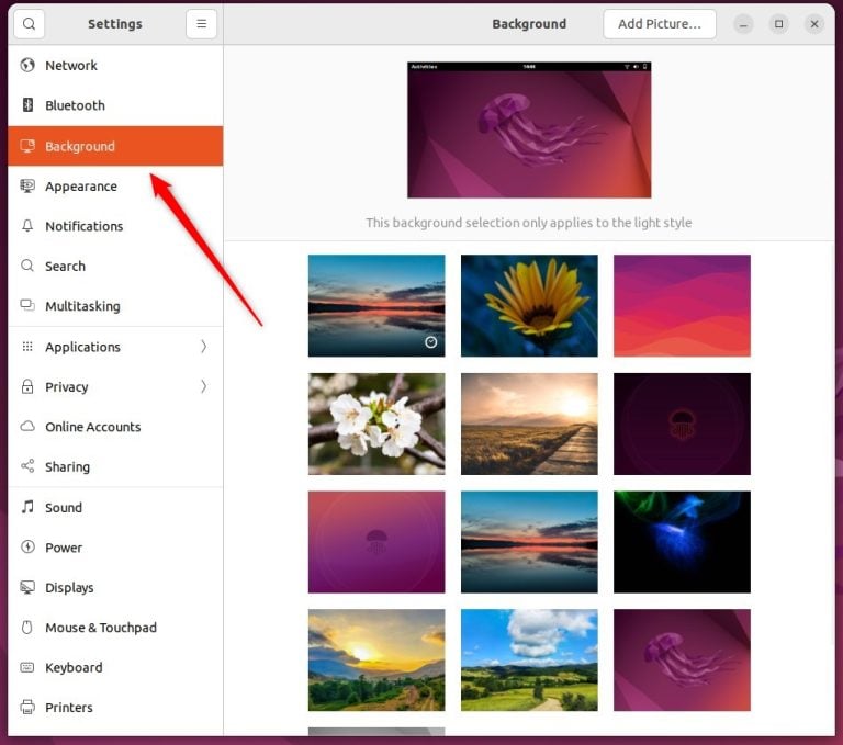 Change Desktop Background in Ubuntu Linux - Geek Rewind