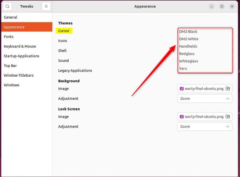 How to Customize Mouse Pointer Color in Ubuntu - Geek Rewind