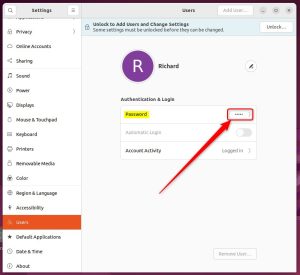 Steps to Change Your Password in Ubuntu Linux | Geek Rewind