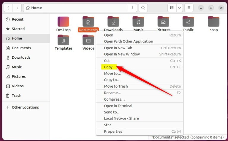 How to Copy, Cut, or Move Files and Folders on Ubuntu Linux - Geek Rewind