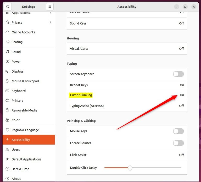 Enable Cursor Blinking in Ubuntu for Better Accessibility - Geek Rewind