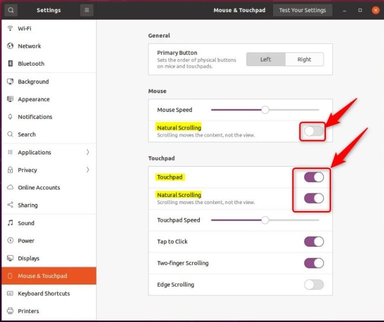 Enable Natural Scrolling in Ubuntu Linux - Geek Rewind