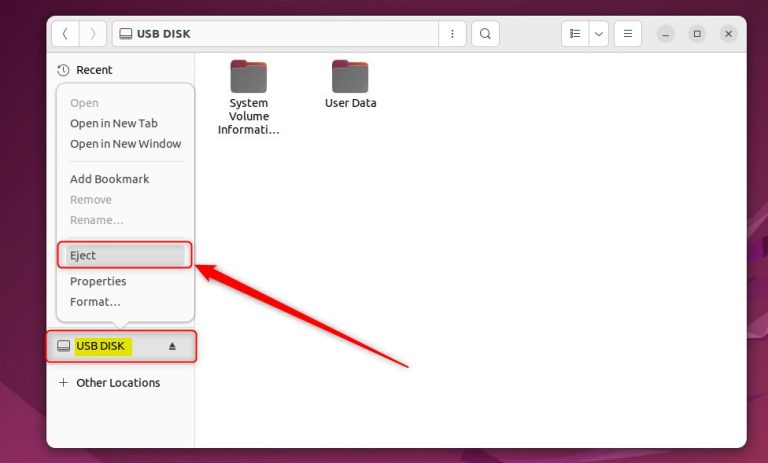 How to Safely Eject External Drives in Ubuntu | Geek Rewind