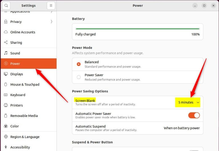 How to Change Screen Timeout in Ubuntu Linux - Geek Rewind