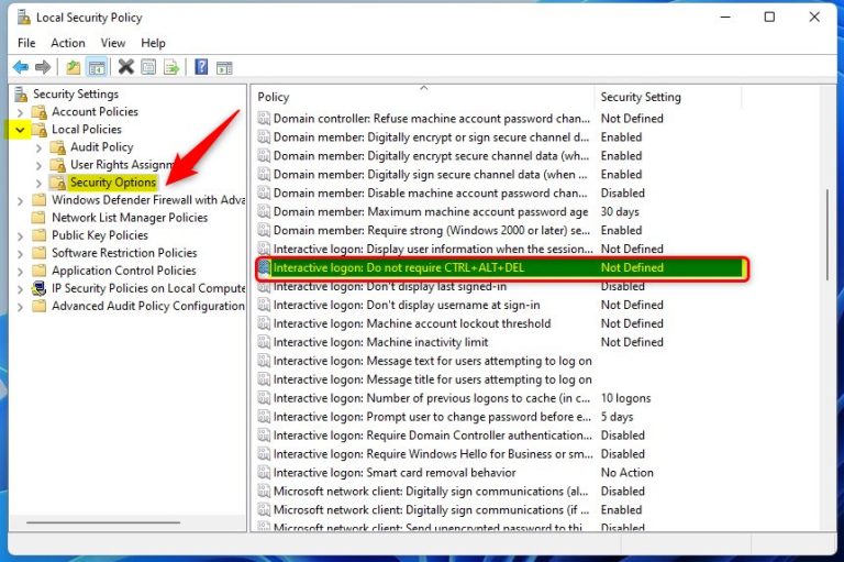 How to Enable or Disable Ctrl+Alt+Delete Secure Sign-in on Lock Screen ...