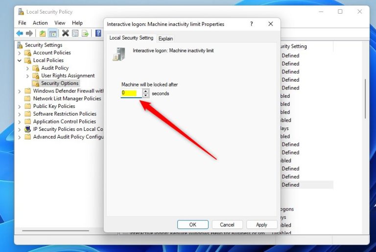 How to Disable or Enable Automatic Lock in Windows 11 - Geek Rewind