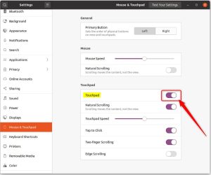 How to Enable or Disable Touchpad in Ubuntu Linux - Geek Rewind