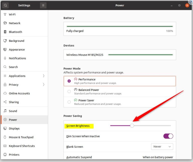 How to Change Screen Brightness in Ubuntu Linux - Geek Rewind