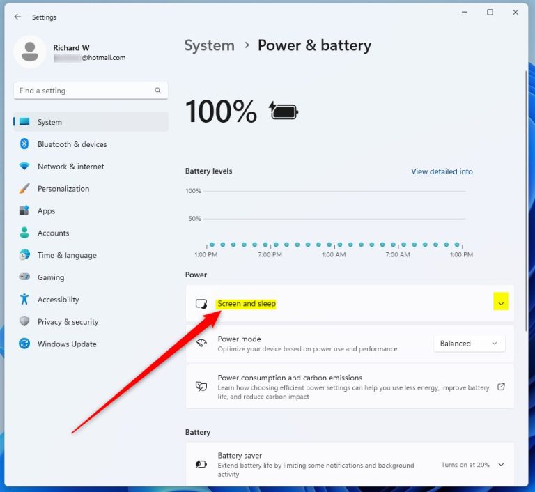 How to Adjust Screen and Sleep Settings in Windows 11 - Geek Rewind