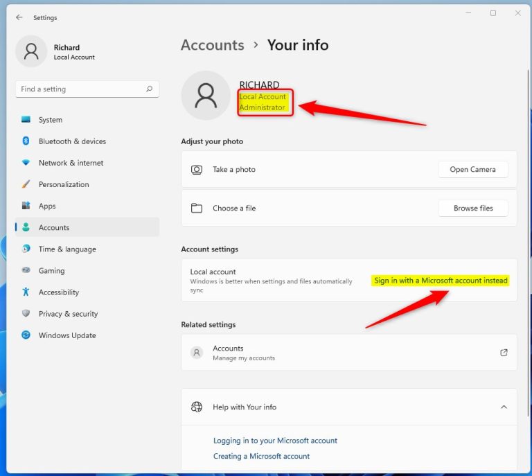 How to Identify Windows 11 Account Type | Geek Rewind