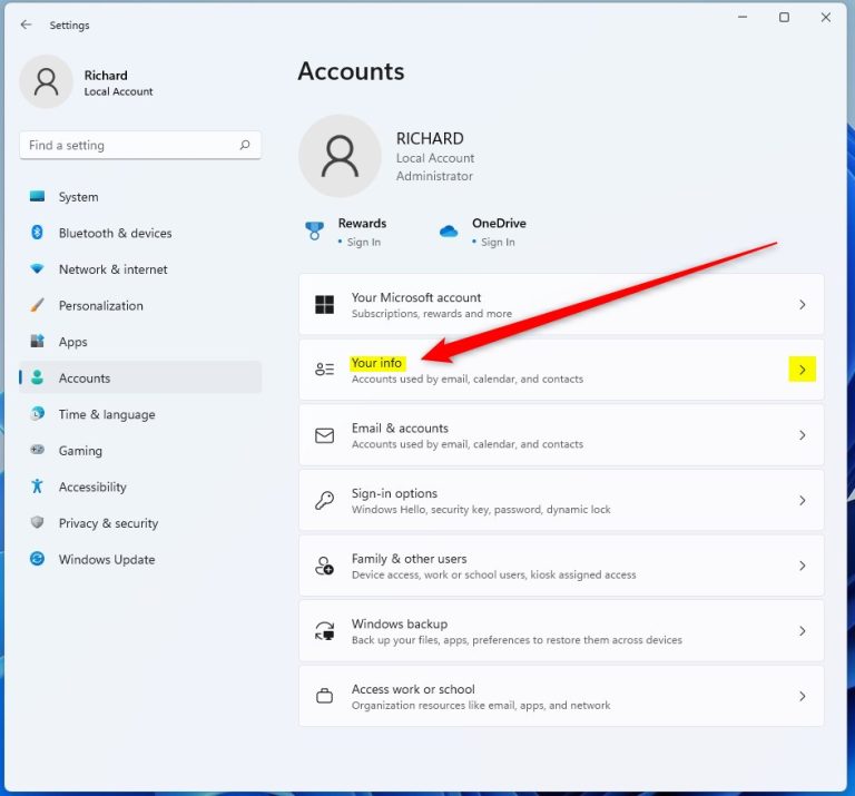 How to Identify Windows 11 Account Type | Geek Rewind
