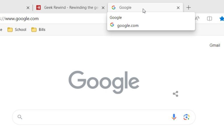 How to Enable Tab Preview on Hover in Microsoft Edge - Geek Rewind