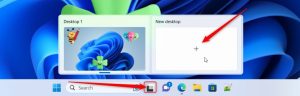 Add New Multiple Desktops in Windows 11 | Geek Rewind