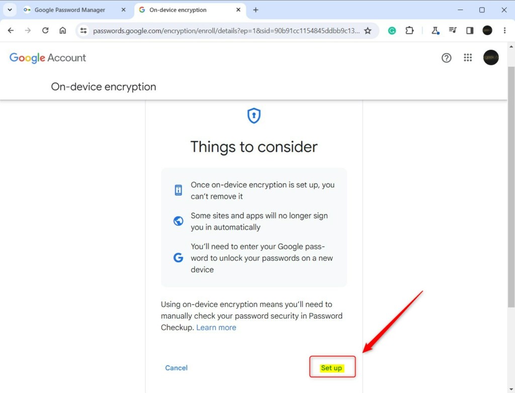 How To Enable On Device Encryption In Google Chrome Geek Rewind