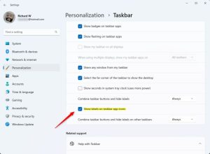 How to Enable or Disable Labels for Pinned Apps on the Windows 11 Taskbar - Geek Rewind