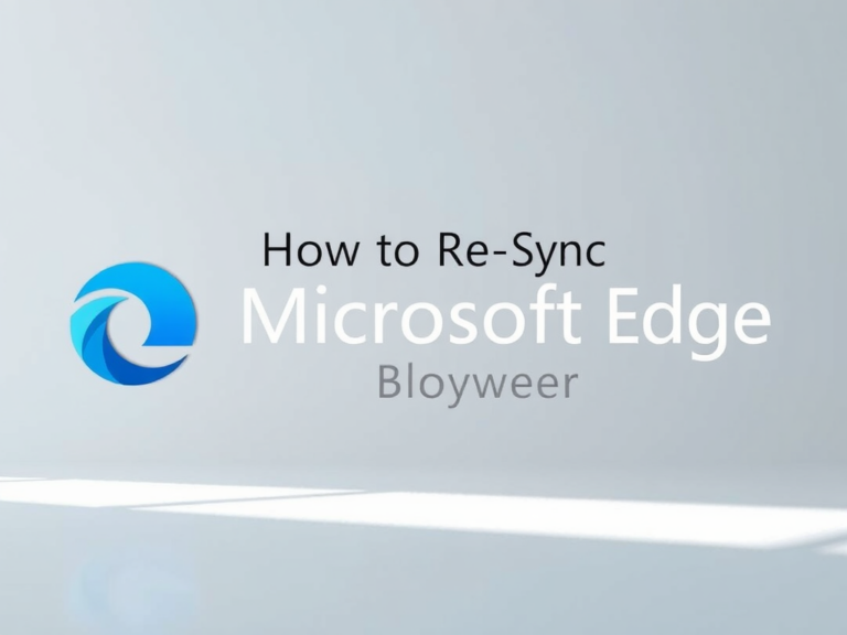 How to Re-Sync Microsoft Edge Browser Data | Geek Rewind