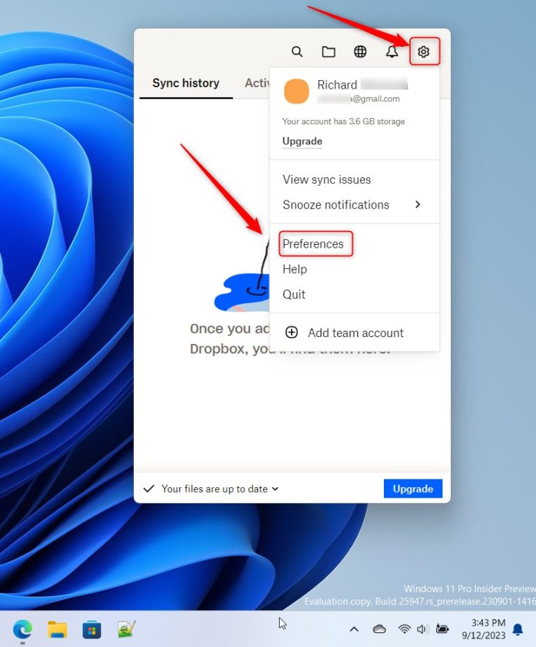 How to Manage Dropbox Notifications on Windows 11 - Geek Rewind