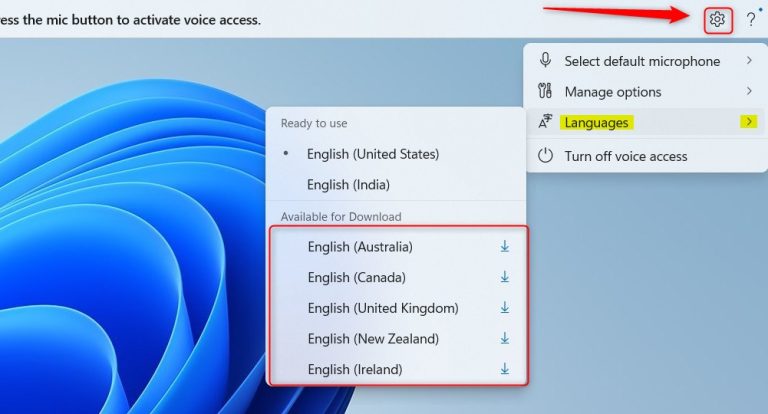 How to Install Additional Languages in Voice Access for Windows 11 - Geek Rewind