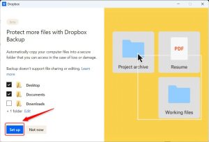 How to Manage Dropbox Backups on Windows 11 - Geek Rewind