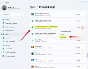 How to Uninstall Voice Access Language in Windows 11 - Geek Rewind