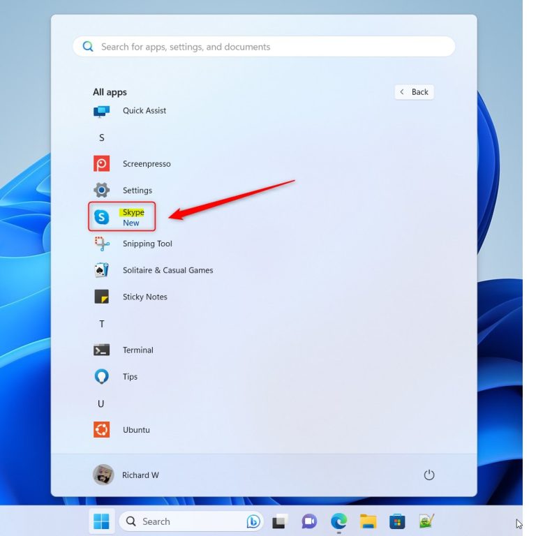 Manage Skype Background Running in Windows 11 - Geek Rewind