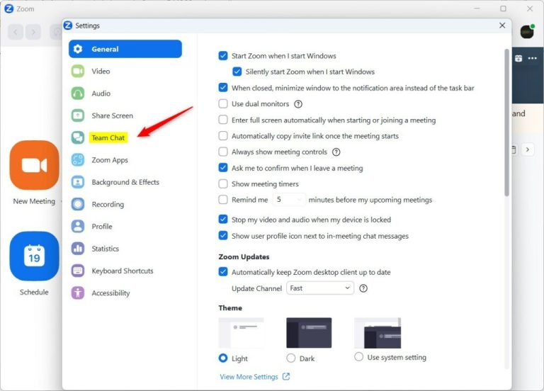 Manage Zoom Chat Notifications on Windows 11 - Geek Rewind