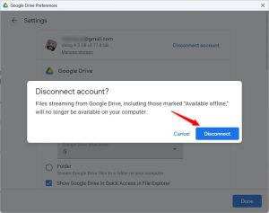 How to Disconnect Google Drive on Windows 11 - Geek Rewind