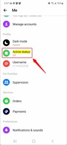How to Manage Active Status in Messenger App - Geek Rewind