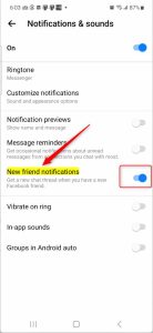 Enable or Disable New Friend Notifications in Messenger - Geek Rewind