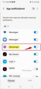 Manage Messenger Notifications on Mobile - Geek Rewind